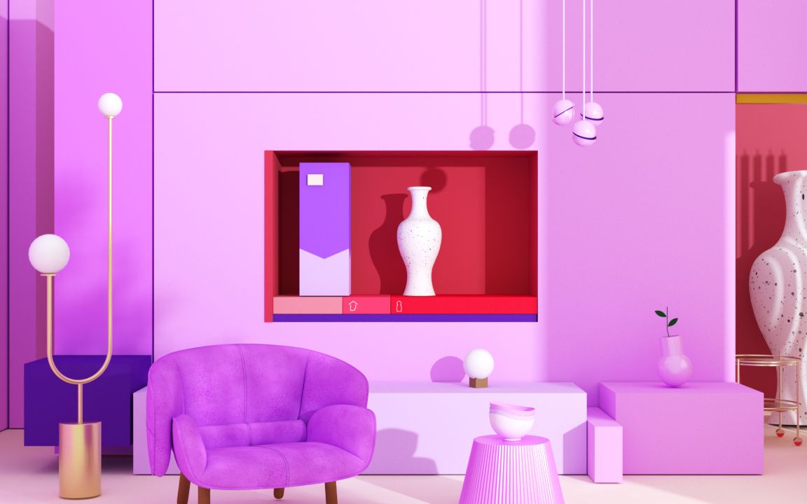 两个房间的C4D动画全流程解析,动态案例临摹课试看教程