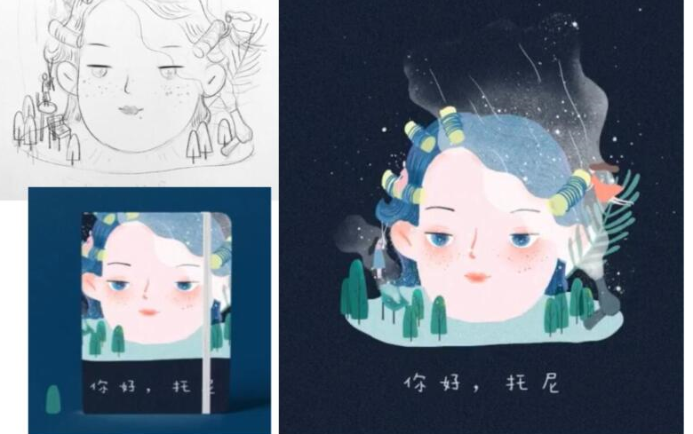 【商业插画】Ps+手绘板 零基础原创插画打卡训练(上)