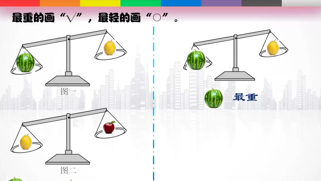微课-比轻重