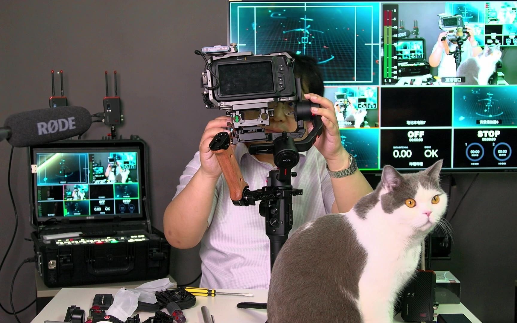 把MOZA AIR2换购了MOZA AIR2S稳定器安装BMPCC6K