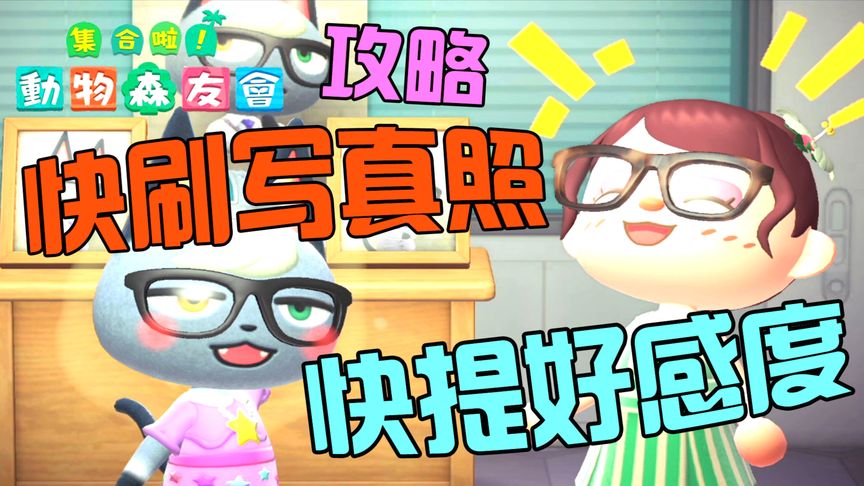 【动森】极速提升小动物好感度,快刷岛民写真照片攻略