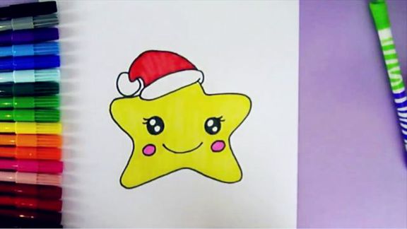 简笔画:可爱的小星星