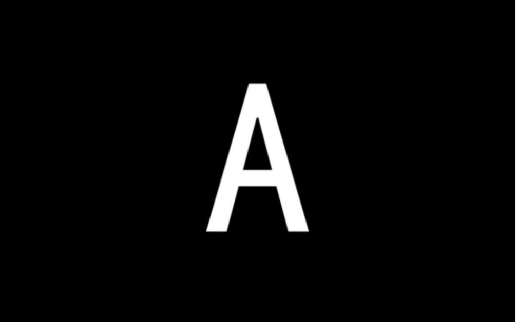 这个A设计的LOGO你喜欢吗?评论区告诉我你们看向看哪个字母的。#...