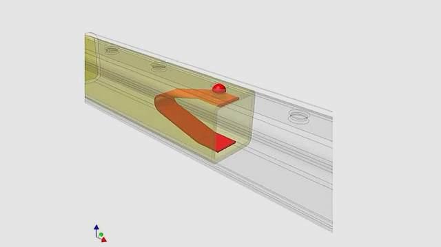 简易的机械定位结构,设计的很巧妙!