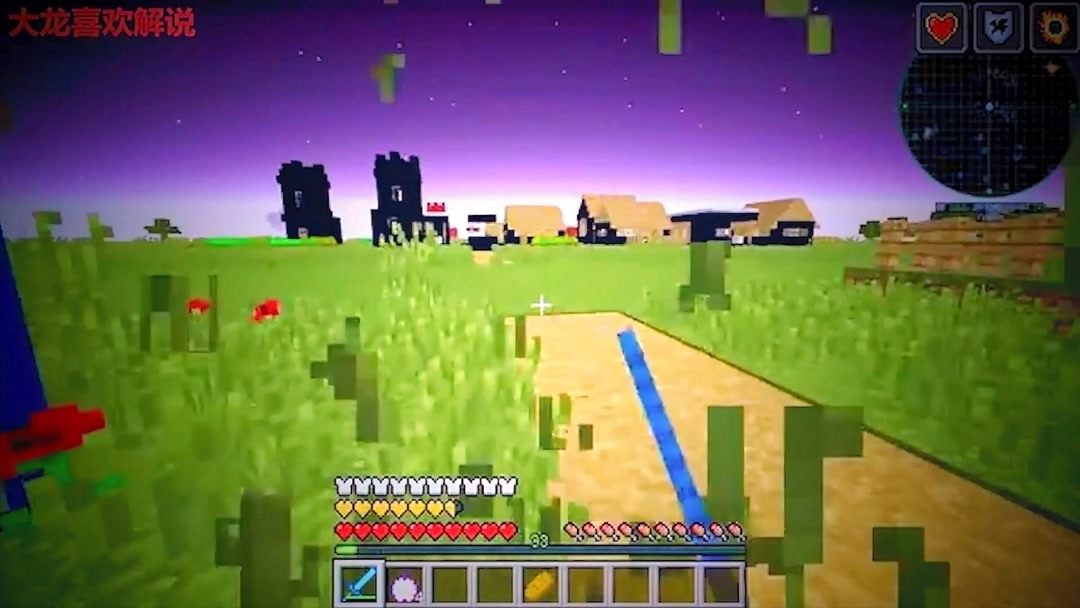 我的世界,村庄对战索尼克与超级玛丽?