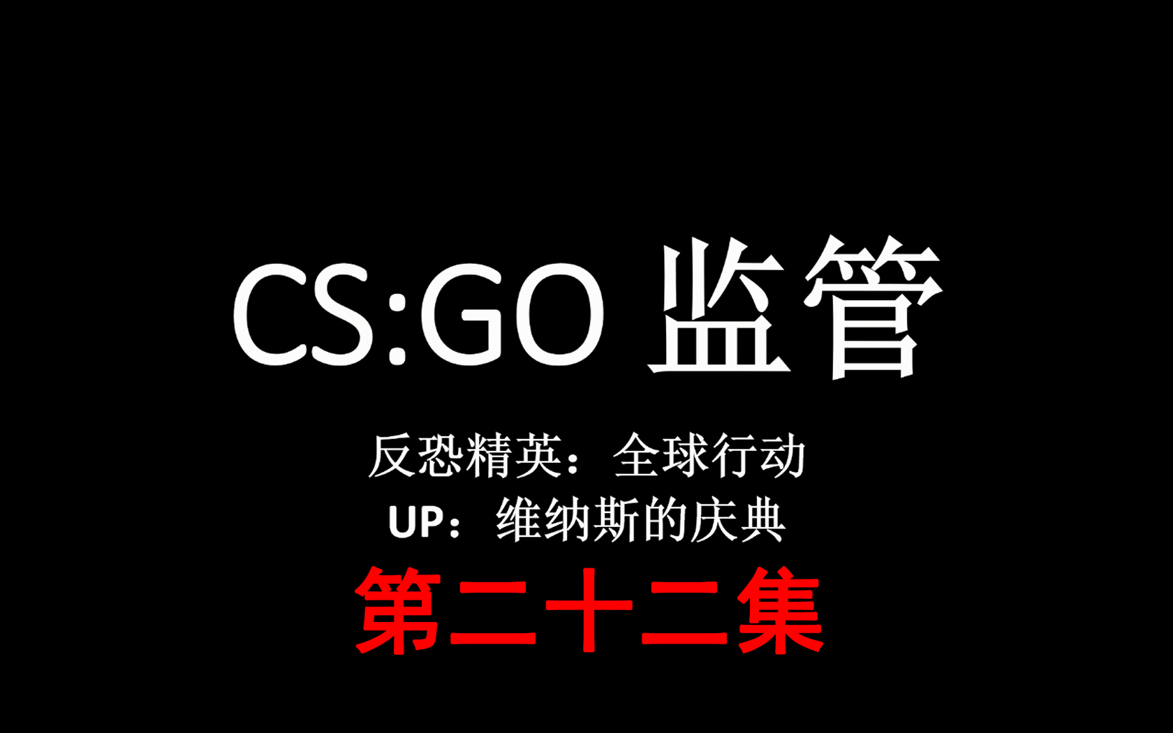 《CS:GO》反恐精英:全球行动 监管-22