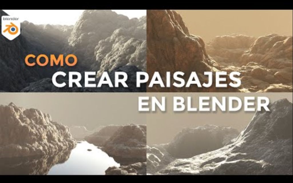 使用blender创建逼真的地形景观