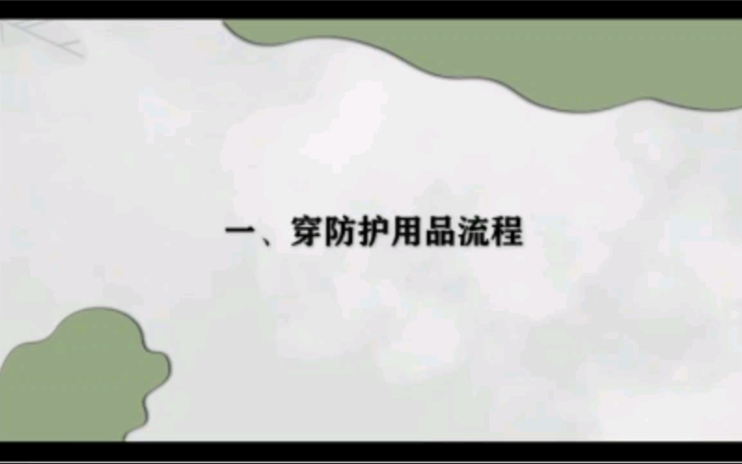 正确穿脱防护服