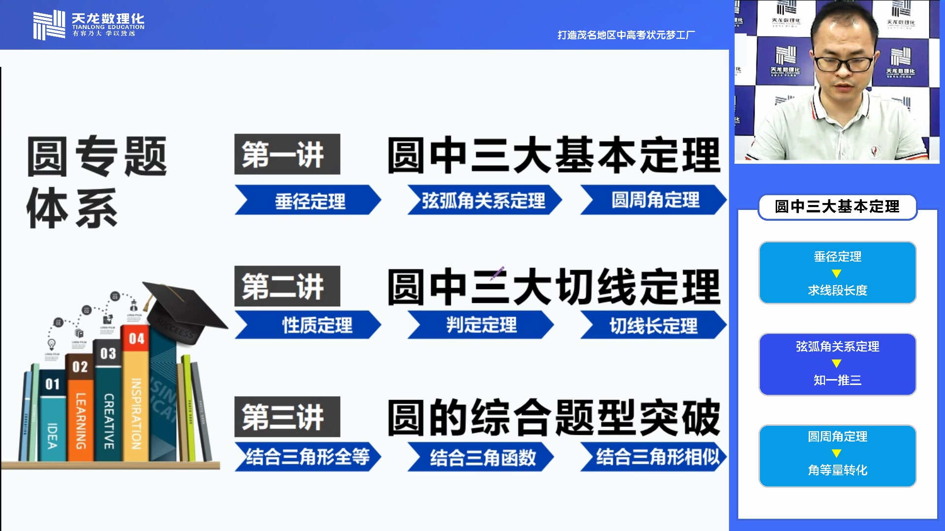 【中考数学】黎老师:圆的六大定理及常考题型剖析