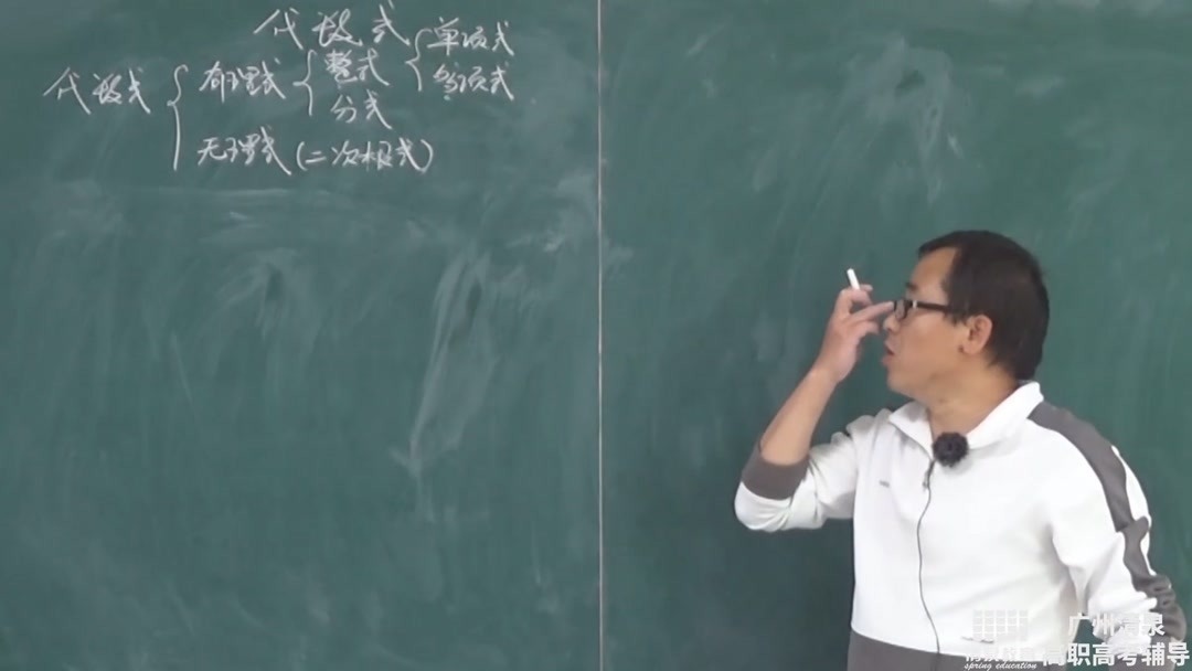 清泉高职高考数学小白零基础课程:代数式(同类项)