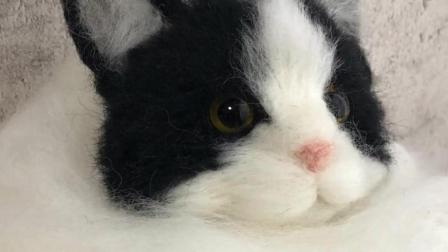 【源简手创搬运】羊毛毡奶牛猫教程