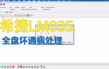 使用DFL处理希捷LM035扫描全盘坏的通病处理案例
