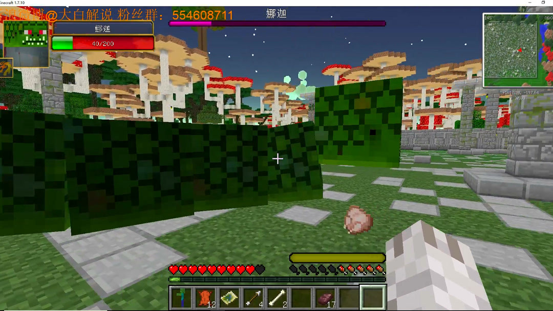 【MC大白】狼王传说37狼王大白手抓暮色森林BOSS娜迦!