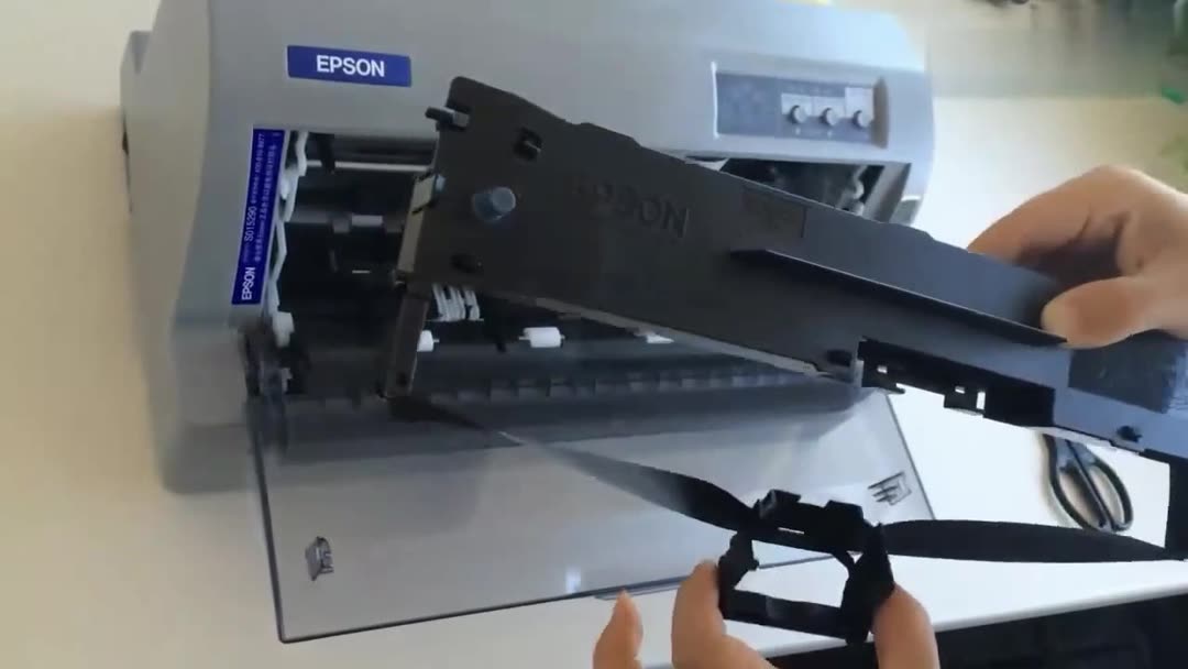 针式打印机怎样换色带?