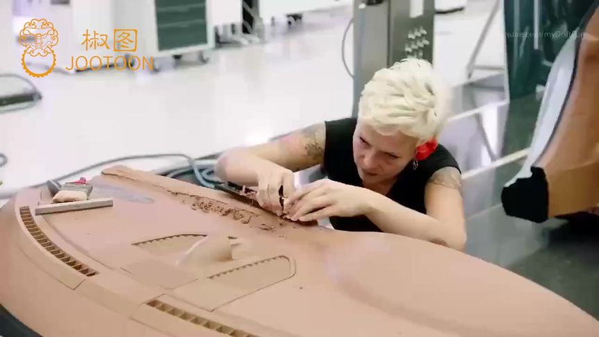 能看完的都是男人,保时捷911油泥模型制作过程