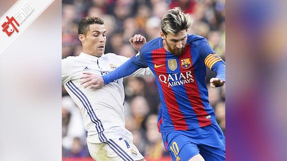 梅西失点C罗戴帽 最强之争拉开帷幕 动画解析两人大数据