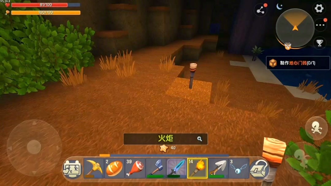 迷你世界冒险模式,被猛龙追赶,那感觉不想再有第二次