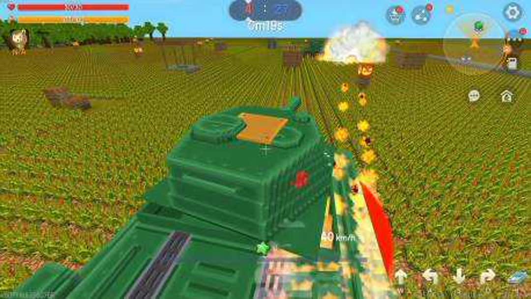 迷你世界：发现敌人开始攻击，来一场真真正正的坦克大战