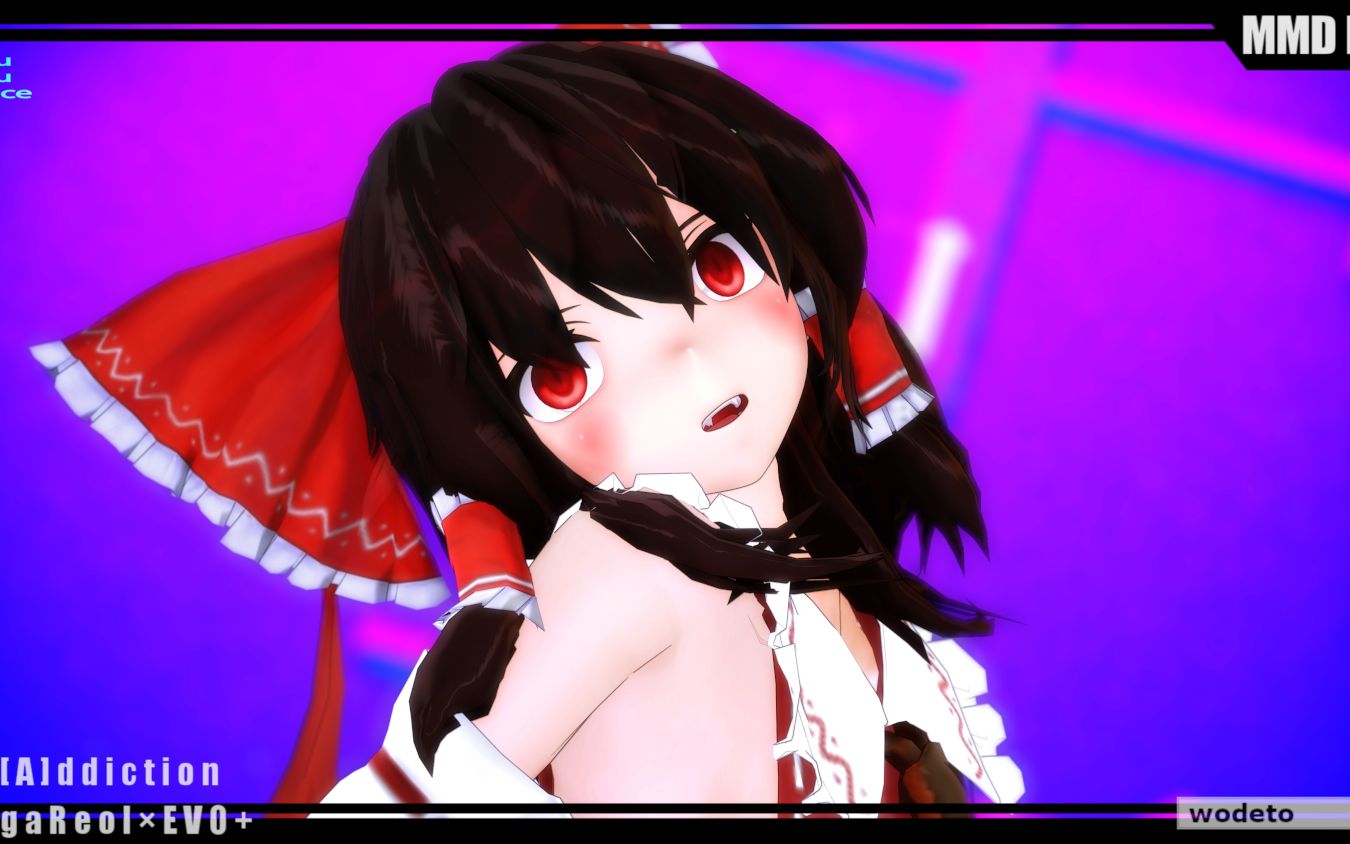 【MMD】病的灵梦【新型改変模型】