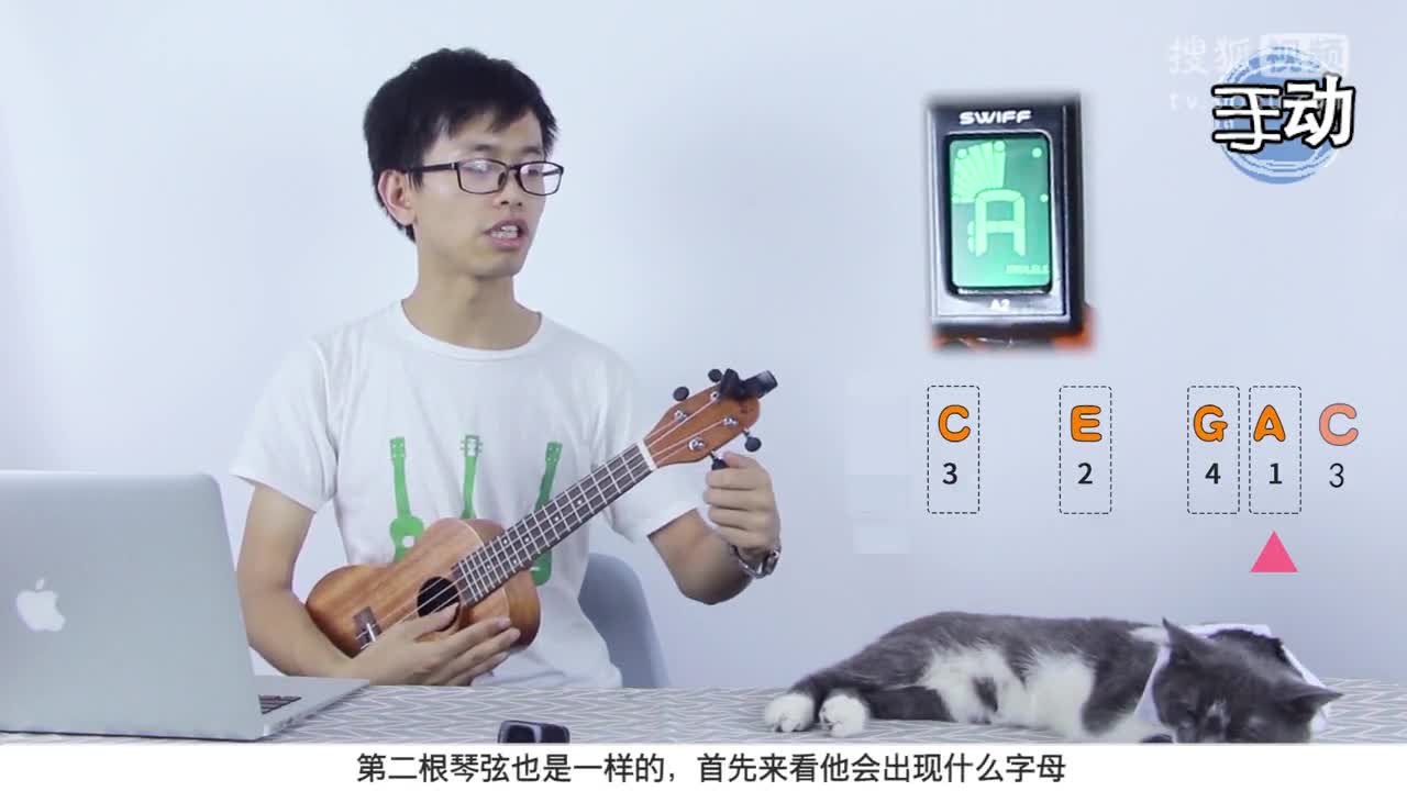 【趣弹音乐】uncle周 尤克里里零基础教学 第二课 学习如何调音