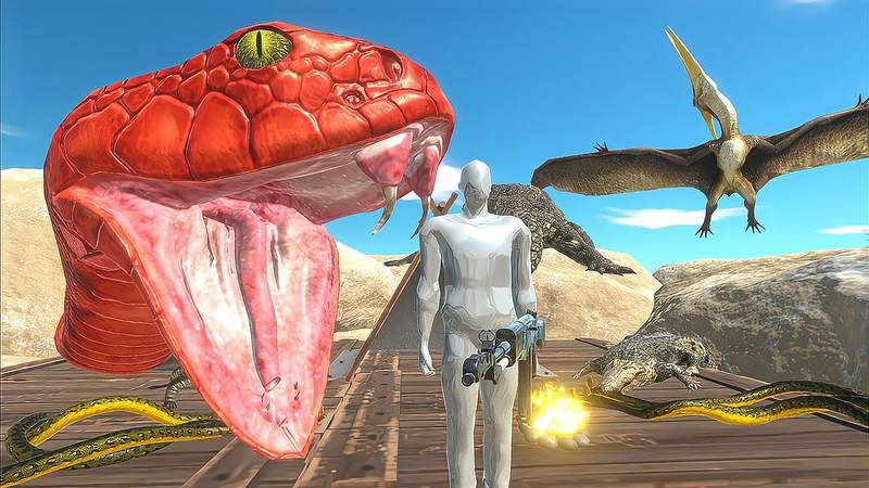 动物战争模拟器游戏 挑战在冷血动物当中生存下来