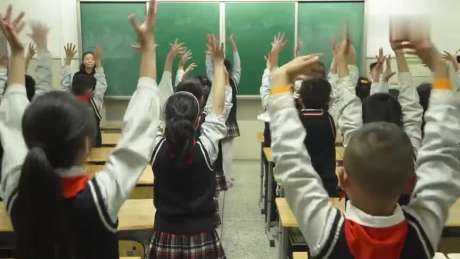 华林小学室内体育大课间