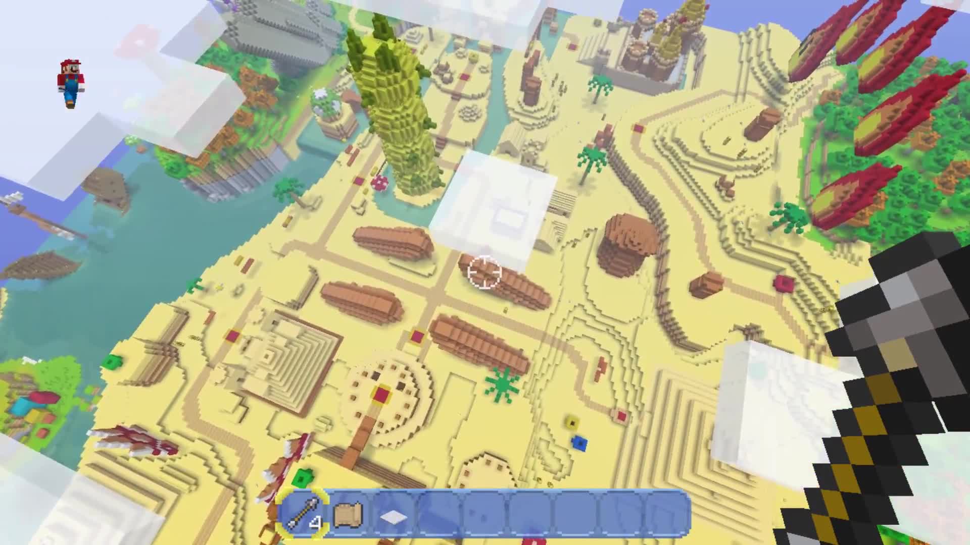 5分钟《我的世界》在Switch上的运行画面