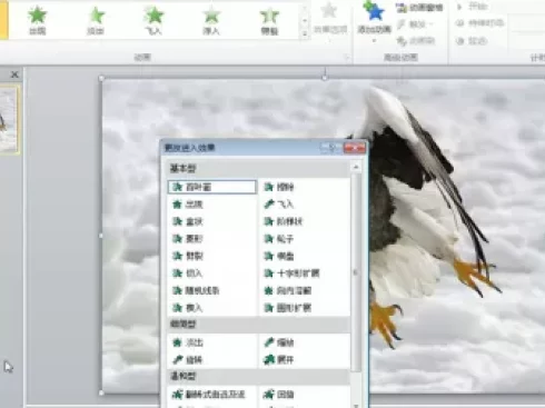 设置动画效果