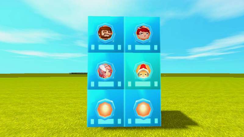 迷你世界:人物贴纸教学 这个做出来很漂亮啊 可以贴到任何物品