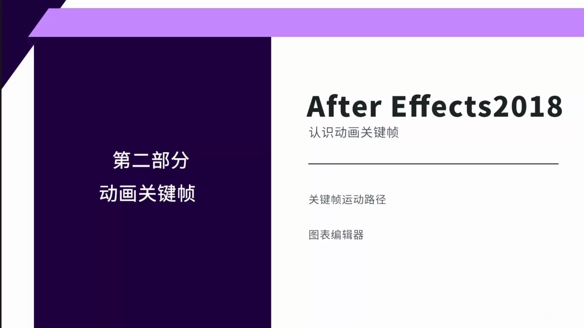 【AE教程】029.AE CC2018动画关键帧(3)关键帧运动路径和图表编辑器