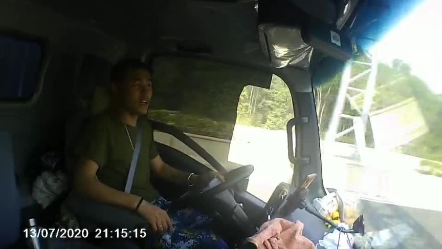 全程行车记录仪拍的#男人简单的快乐 #一直在路上从未停止过