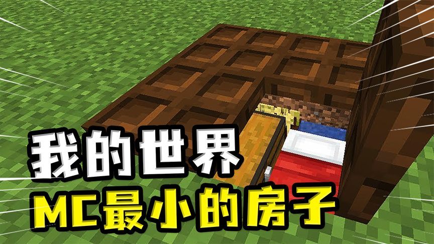 我的世界:MC最小的房子功能齐全!快来看看是你梦想.