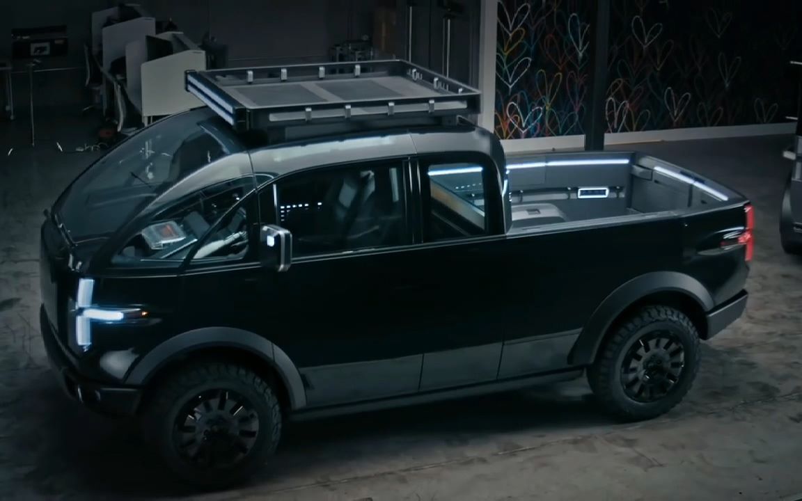 美国Canoo推出全新纯电动皮卡车