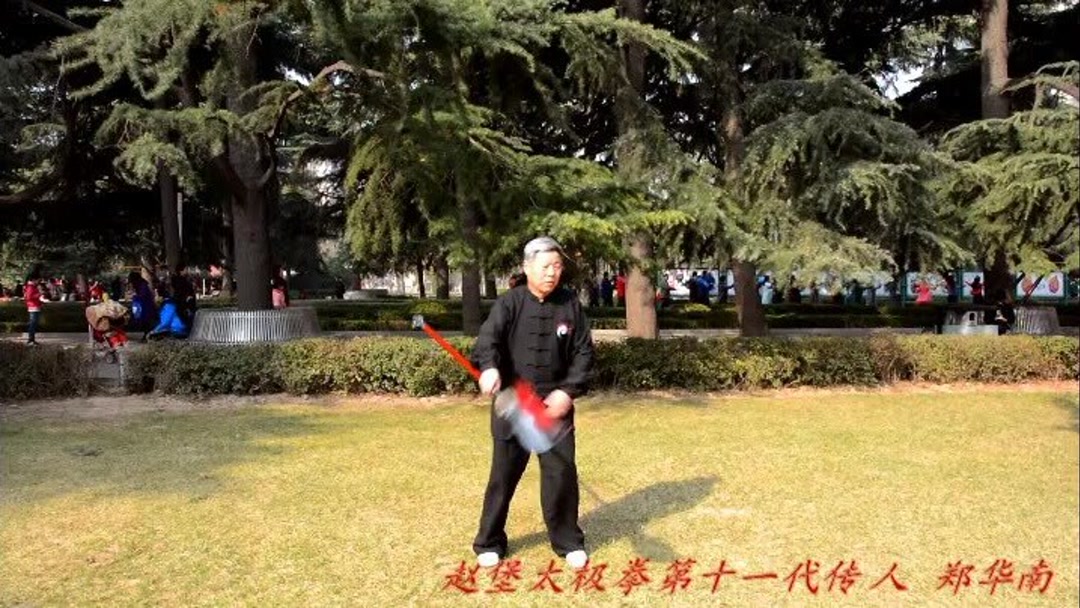 郑悟清先生嫡孙-郑华南太极大刀演练