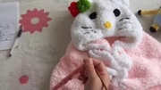 绒绒线斗篷 上