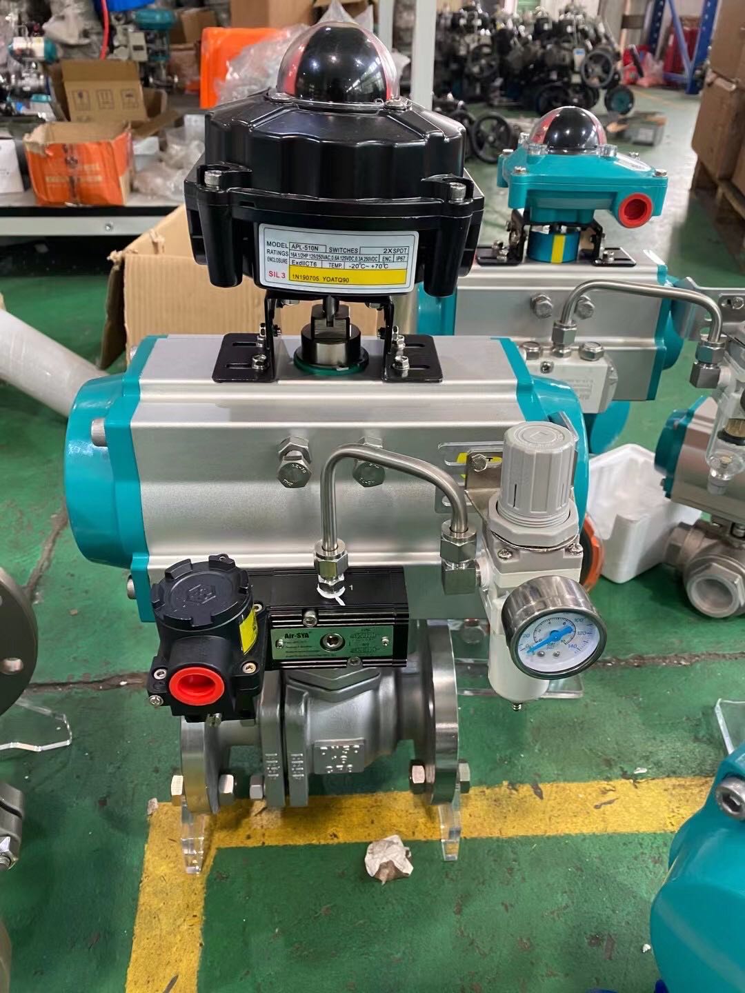 气动硬密封球阀视频