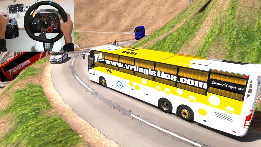 冒险者是事故制造者-欧洲卡车模拟器2与巴士改装-印度巴士司机