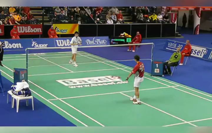 【羽毛球集锦】年轻林丹VS李宗伟低视角