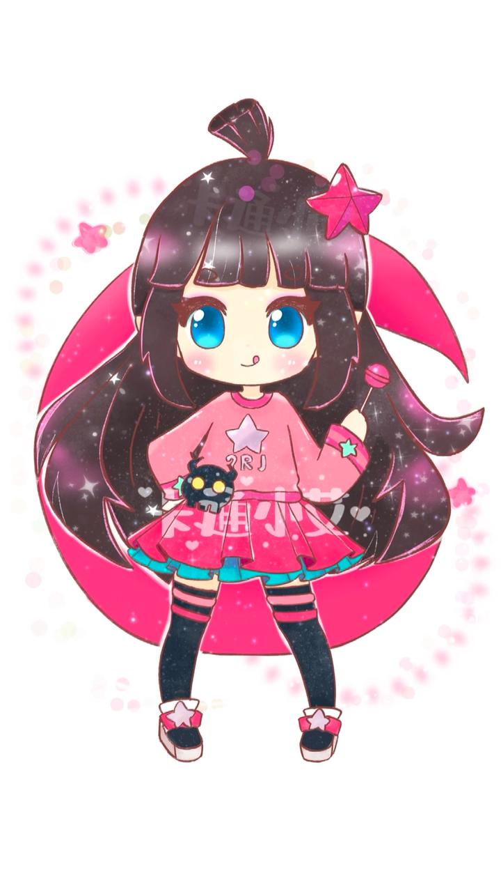 凹凸世界卡通画 凯莉 星月魔女 手绘画 #凹凸世界手绘 #星月魔女 #凹凸...