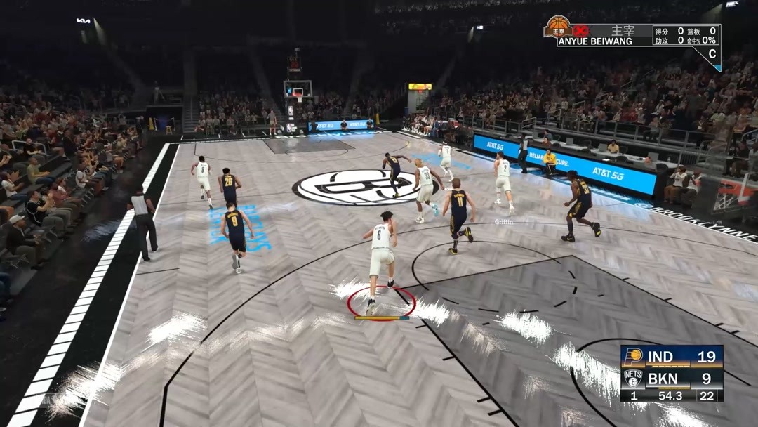 【暗月】NBA2K22 生涯模式 08 这一场都没状态吗?