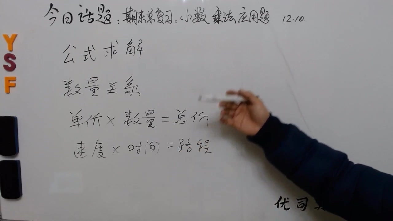 2020五年级数学上册期末冲刺复习:小数乘法应用题专练,优司芙品数学