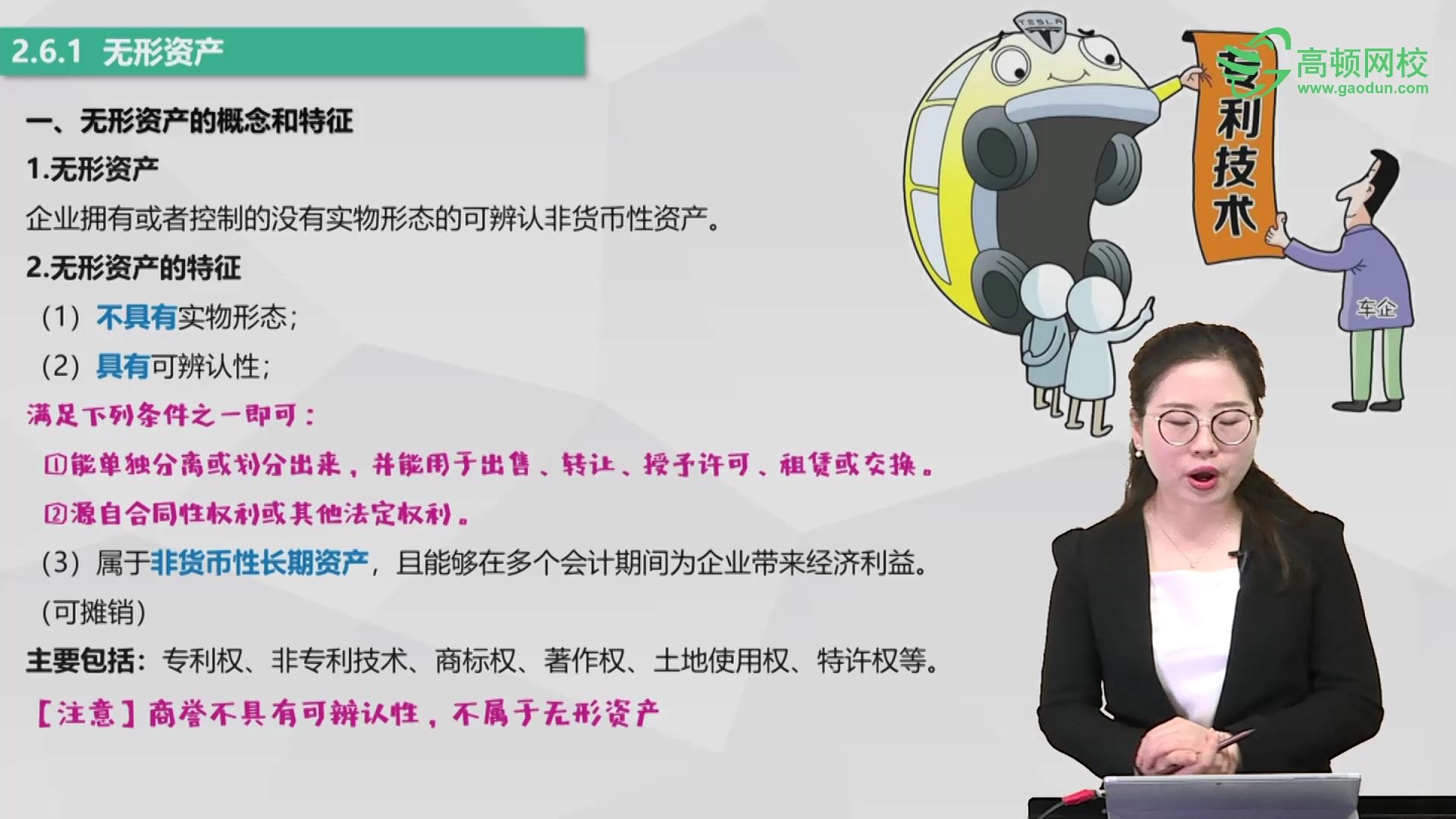 考点1:无形资产