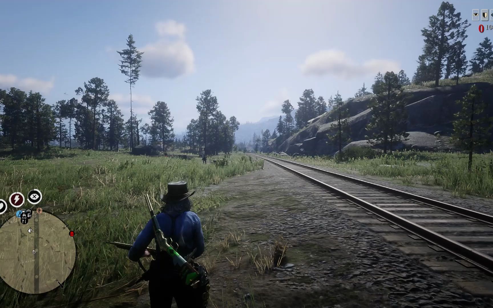 荒野大镖客2 OL干货:卡尔卡诺新版速射2秒六发几乎无闪镜_哔哩哔哩...