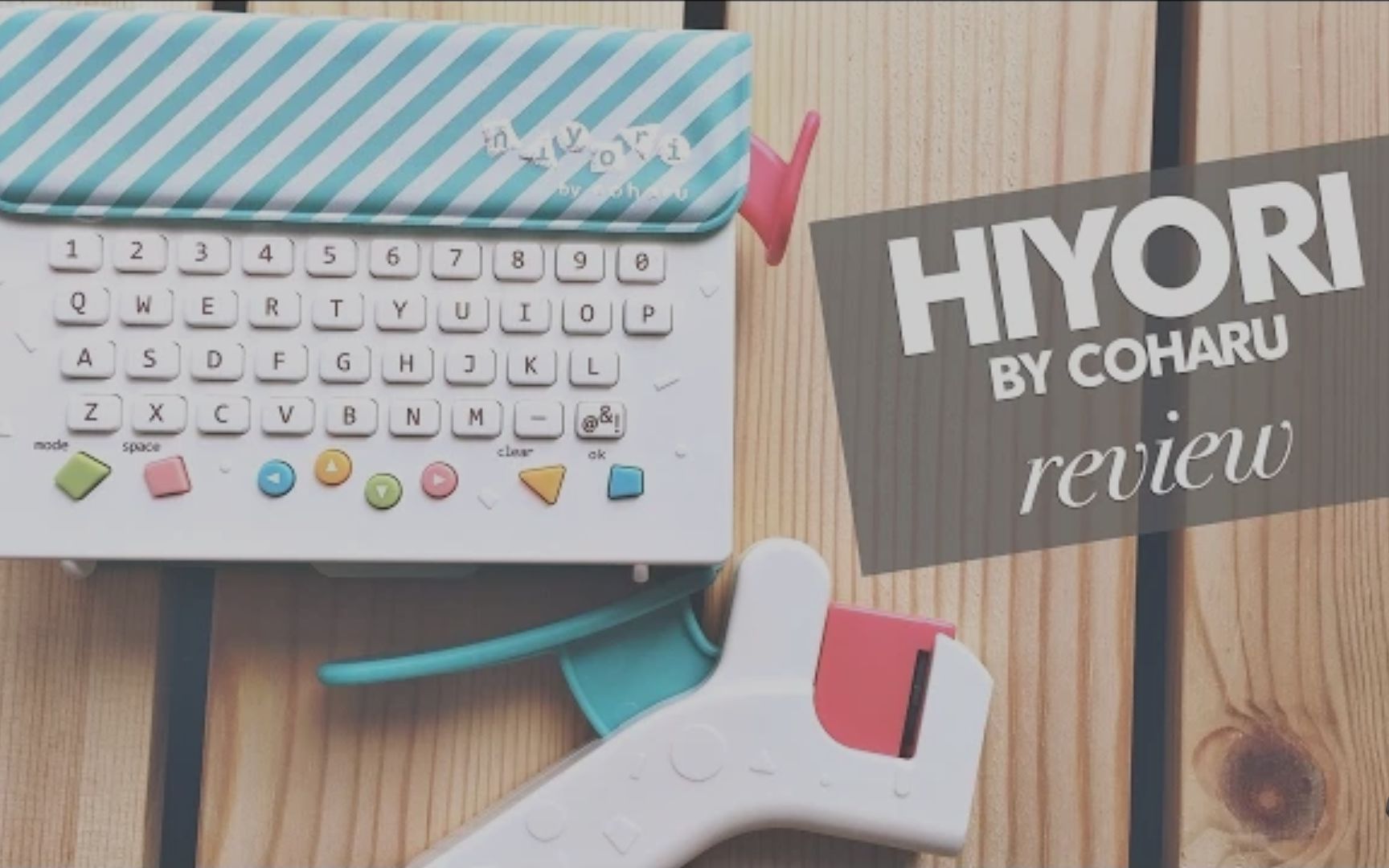 【手帐|工具】【中字】标签打印机的开箱与使用 老夫的少女心呀~~