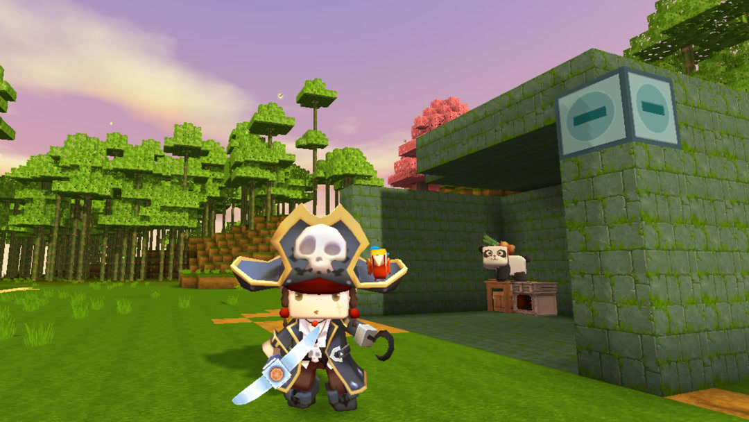 北城 迷你世界 竹林桃林极限生存 竹林地牢小屋完工