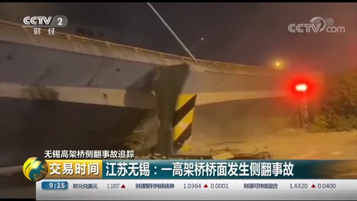 [交易时间]无锡高架桥侧翻事故追踪 江苏无锡:一高架桥桥面发生侧翻事故