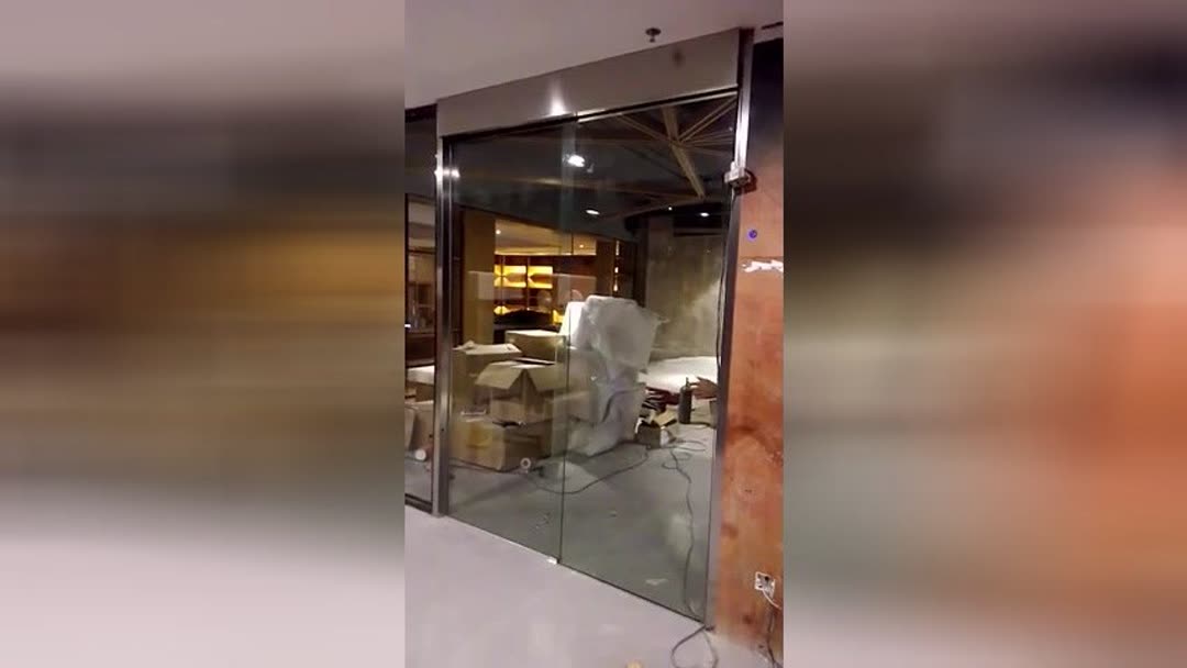 广州图书馆门禁自动门,通道闸出入开关的自动门