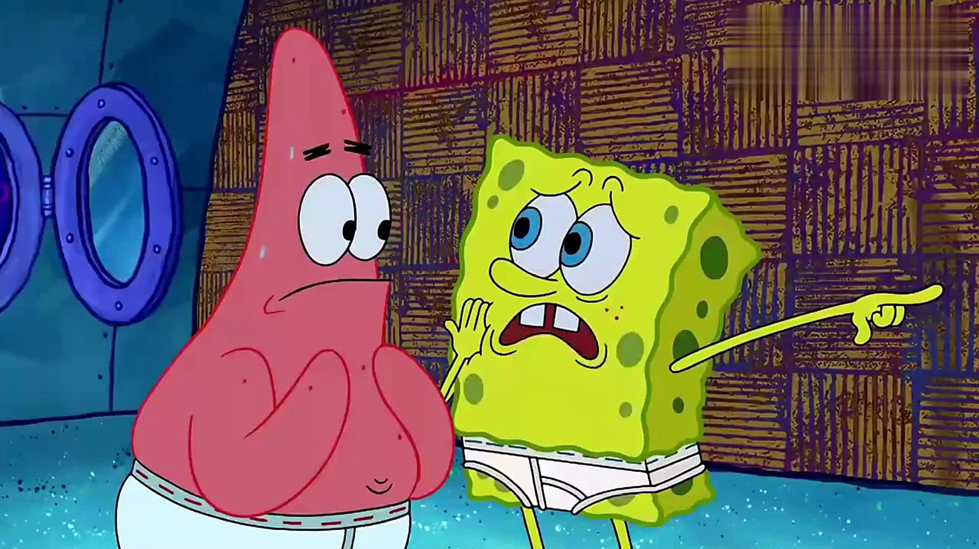 章鱼哥扮渔夫吓海绵宝宝,结局很惨痛,救护车都来了