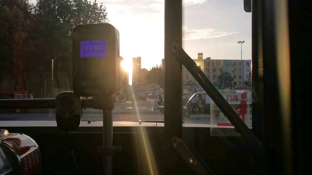 沧州公交POV117,单层视角!乘T420大末。沧州公交T420路火车站～...