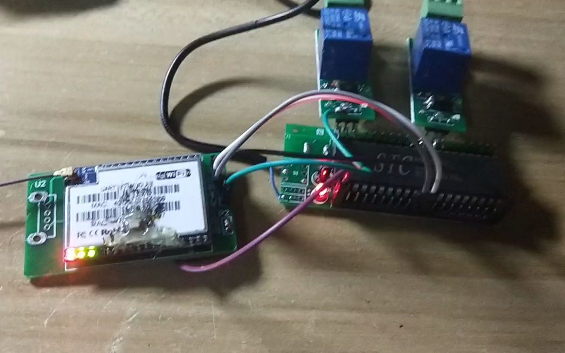 基于51单片机 wifi 开关 物联网 手机APP远程控制家电继电器
